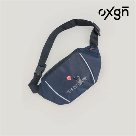 New Oxgn Mens Hunterxhunter Gon Freecss Bum Bag With Embroidery Navy
