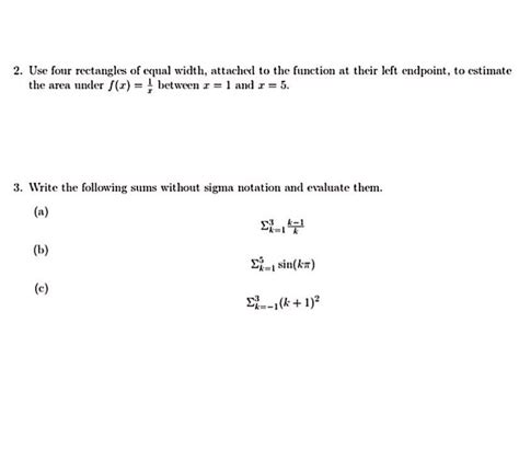 Solved Use Four Rectangles Of Equal Width Attached To Chegg