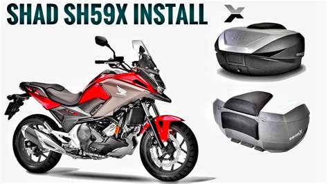 SHAD SH59X Top Case - Full Installation Guide & Presentation (Honda ...