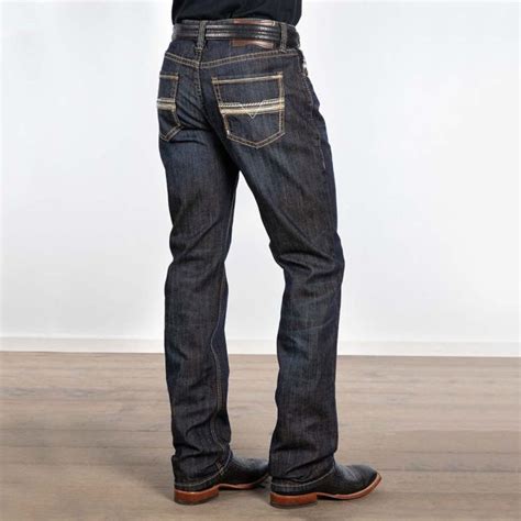 Rock And Roll Denim Double Barrel Straight Rope Stitch Jeans