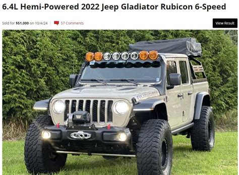 Rubicon For Sale On BaT Jeep Gladiator JT News Forum Community JeepGladiatorForum