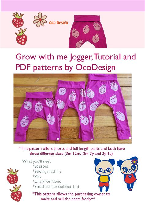 Pants Pattern Free Pants Sewing Pattern Baby Jogger Jogger Pants