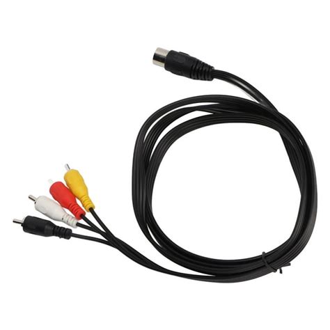 Din 5 Pin Male To 4rca Male Cable Plug And Play Sound Adapter Cable