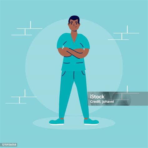 전문 외과 의사 아바타 캐릭터 건강관리와 의술에 대한 스톡 벡터 아트 및 기타 이미지 건강관리와 의술 구급대원 남성