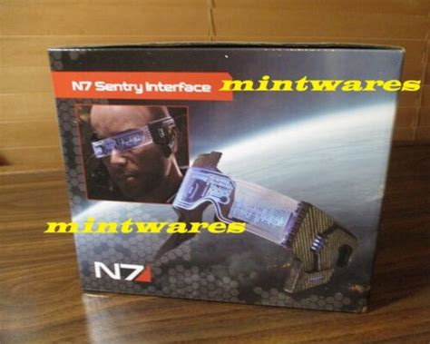 Mass Effect N7 Sentry Interface Led Replica Face Visor Figure Cosplay