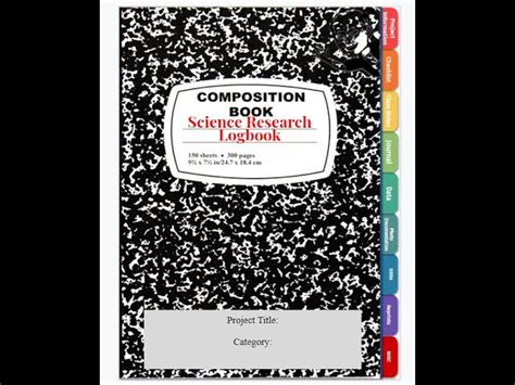 Sample Logbook For Science Project Sample Of A Logbook For Bachelor Of