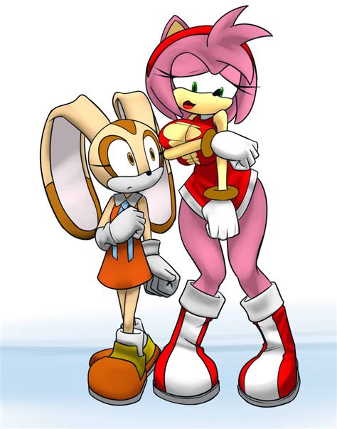 292697 Suggestive Artistkojiro Brushard Artistkojiro Highwind Amy Rose Sonic Cream