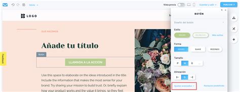 Cómo puedo agregar y editar un botón en mi sitio web