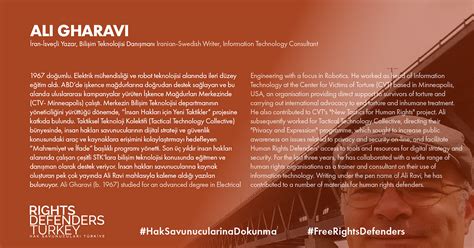 Ali Gharavi Kimdir Who Is Ali Gharavi By Rights Defenders Turkey