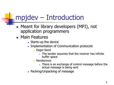 Ppt Message Passing In Java Mpj Powerpoint Presentation Free