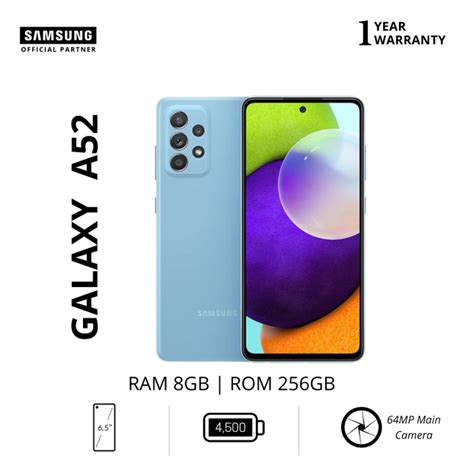 Samsung Galaxy A52 256gb8gb Ram 67 Inch Display Quad Camera