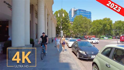 Tbilisi Georgia 🇬🇪 Street Walk City Tour 4k Virtual Walking თბილისი საქართველო 2023