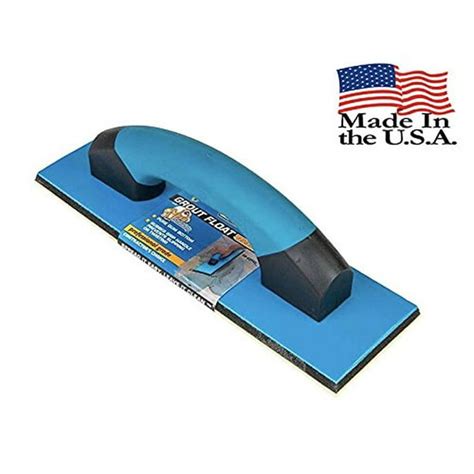 Troxell Usa 12 X 4 Gum Rubber Grout Float With Soft Grip Handle