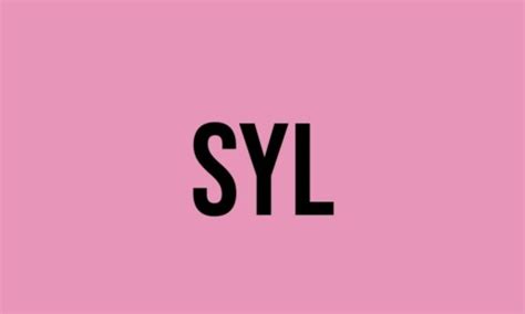 What Does Syl Mean Meaning Uses And More FluentSlang