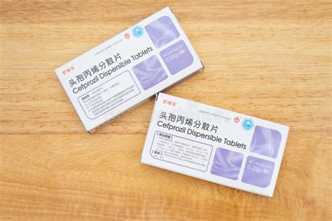 Boxes Of Cefprozil Dispersible Tablets Editorial Stock Image Image Of Symptom Health 254762689