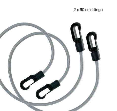 Expander Gummiseil Mit Geschl Haken 60 Cm 2er Set CAMP BIKE