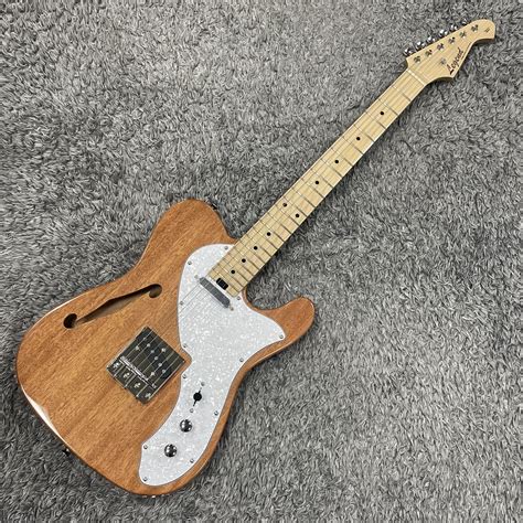 ★legend レジェンド Lte 69tl N Natural セミホロウボディ テレキャスタータイプ エレキギター ケース付★新品送料込