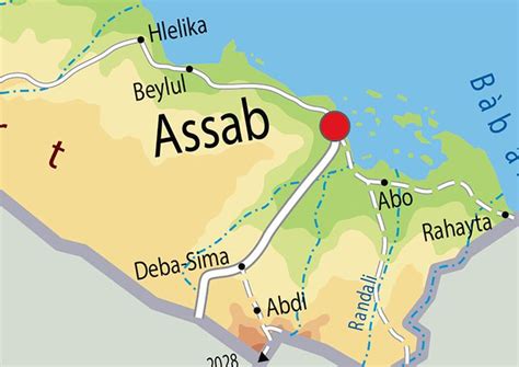 Physical Map Of Eritrea The Oxford Collection