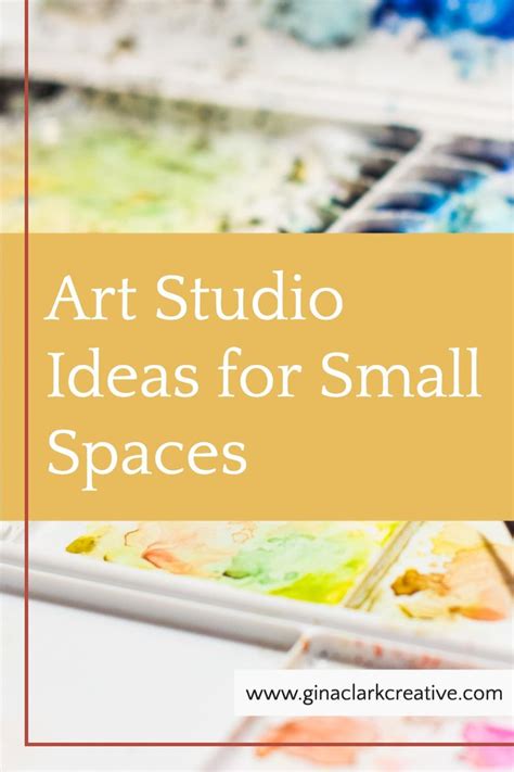 Art Studios Ideas For Small Spaces In 2024 Art Studio At Home Art