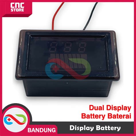 Jual Dual Display Battery Baterai Capacity Level Indicator Meter 12 60v