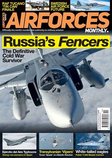 AirForces Monthly Magazine October Back Issue