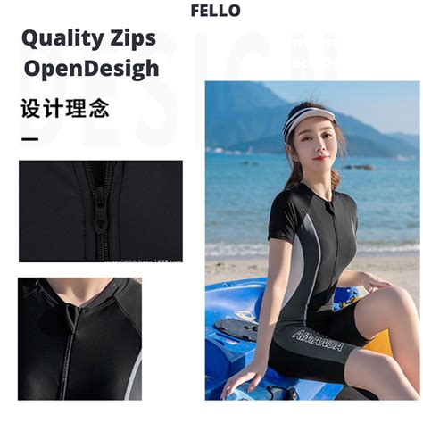 🇲🇾one Piece Plus Size Uv Protect Women Short Pant Short Sleeve Swimsuit