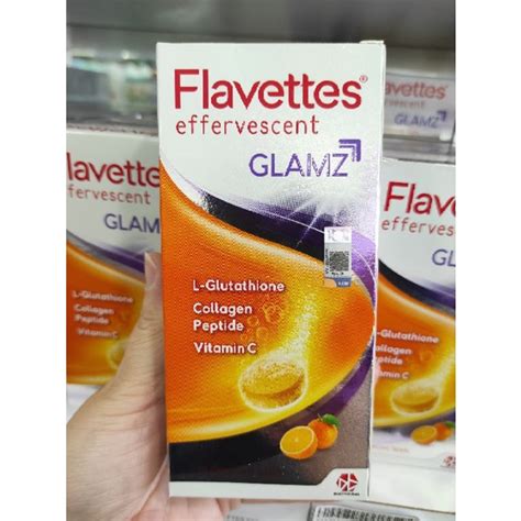 Offer Clearance Stock Flavettes Glamz 30s Effervescent Tablet Flavetes Glamz Vitamin Kulit