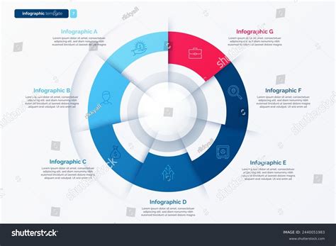 Seven Option Cycle Infographic Chart Vector Stock Vector Royalty Free 2440051983 Shutterstock