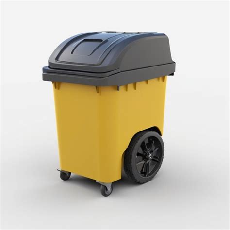 Premium Psd Wheelie Bin Psd On A White Background