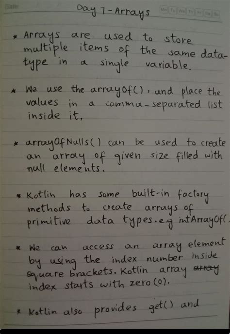 iqbal ahmad on linkedin kotlin programming day7 arrays