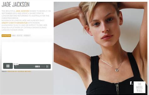 The Lovely Jade Jackson Is Featured On The Ftape Model Wall Models 1 Blog