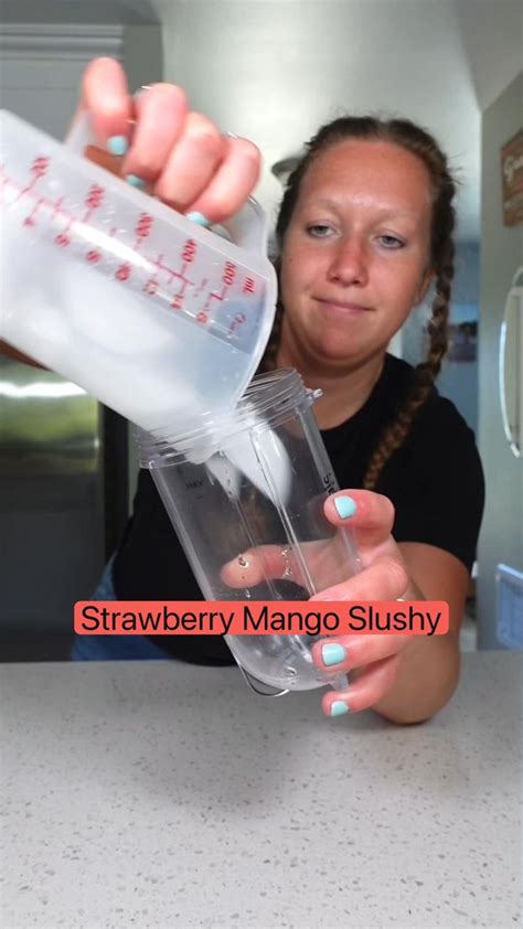 Strawberry Mango Slushy Delicious Drink Recipes Homemade Sweets