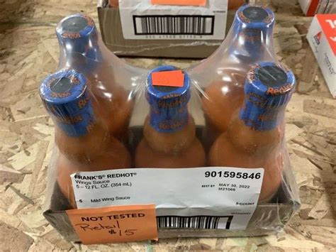 5 Bottles 12 Floz Franks Redhot Mild Wing Sauce Metzger Property