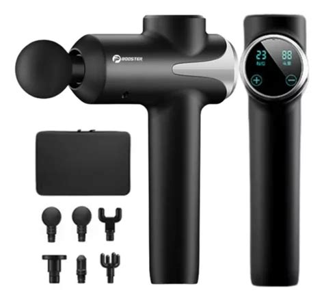 Pistola De Massagem Booster M2 E 30 Velocidades 6 Cabeças De Massagem