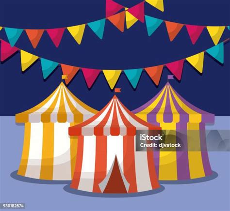 서커스 카니발 디자인 Carnival에 대한 스톡 벡터 아트 및 기타 이미지 Carnival 고풍스런 공연 Istock