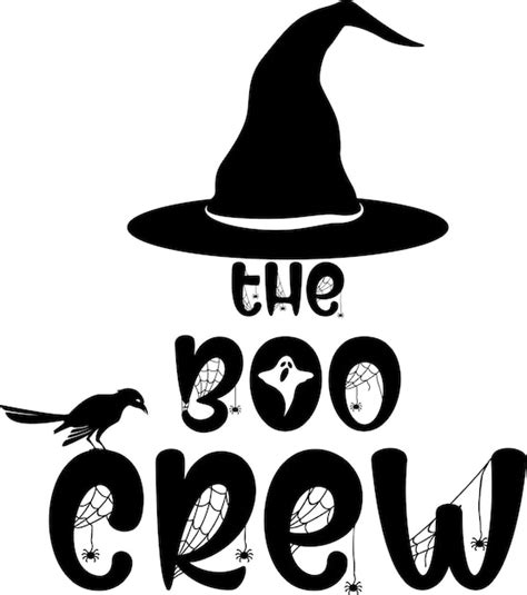 Silhueta Fantasma Svg De Halloween Do The Boo Crew Svg Vetor Premium