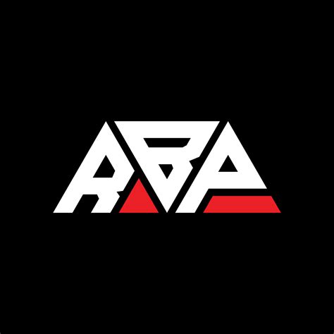Rbp Triangle Letter Logo Design With Triangle Shape Rbp Triangle Logo