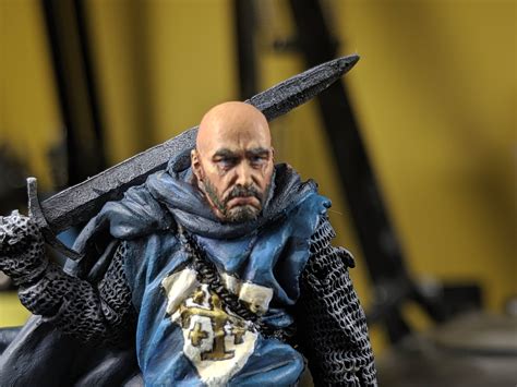 Easily The Best Face I Have Ever Painted Crusader From Nocturna Wip Scrolller