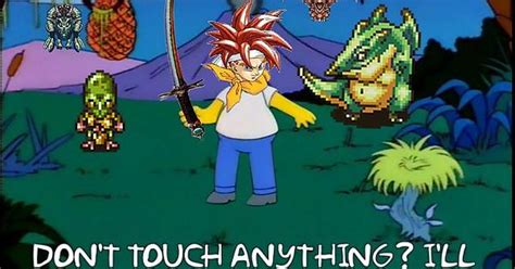 A New Trend Thats A Crossover Between Simpsons And Chrono Trigger