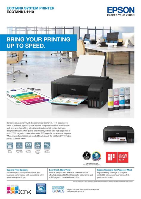 Printer Epson L1110 Toko Printer Bali Service Dan Refill Center