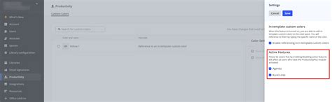How To Enable And Disable Agenda And Excel Links Templafy Help Center