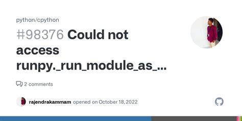 Could Not Access Runpyrunmoduleasmain Attributeerror Module