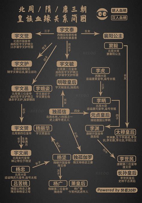 北周隋唐三朝的皇族血缘关系真是剪不断理还乱啊 杨坚