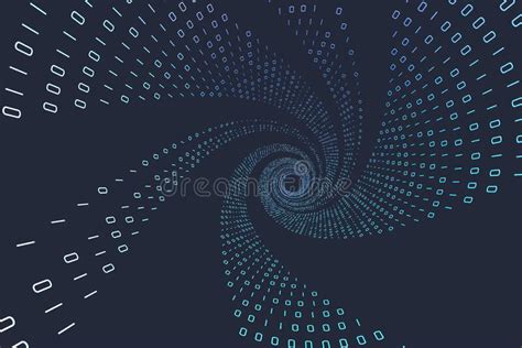 technology network digital binary code big data transmission and information network stock