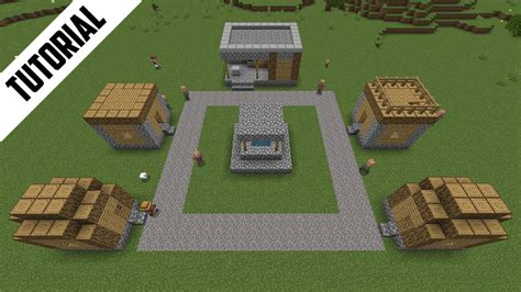 Minecraft How To Build An Old Village 1 Step By Step Youtube