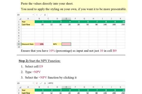 How To Calculate Npv Using Excel Master Of Accountants