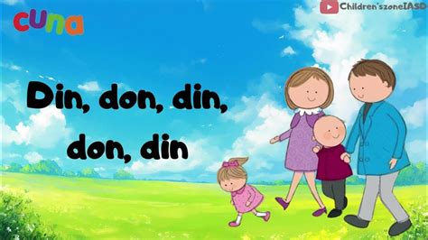 Din Don Din Don Din Cuna Cantos Canción Lección 3 Youtube