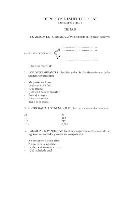 Doc Ejercicios Resueltos Eso Tristes Armas Web View