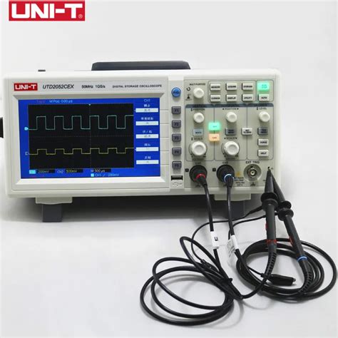 Aliexpress Buy UNI T UTD2052CEX Digital Storage Oscilloscopes 2CH 50MHZ Scope Meter 7