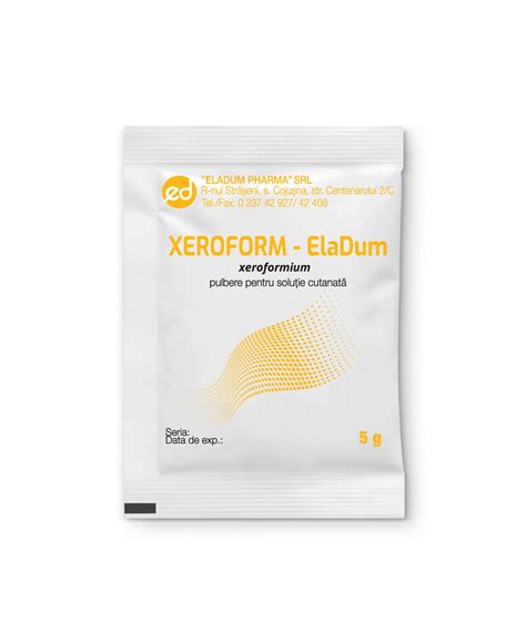 Xeroform-ElaDum - ElaDum Pharma